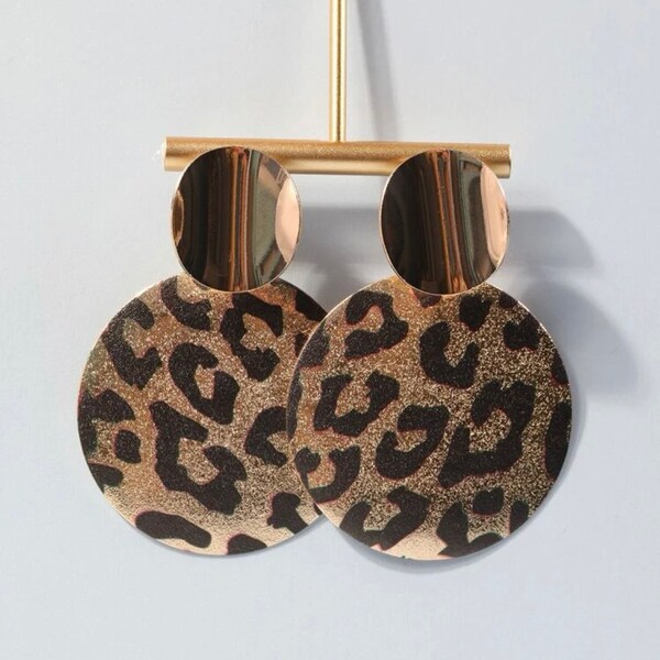 Cheetah Earrings - Etsy