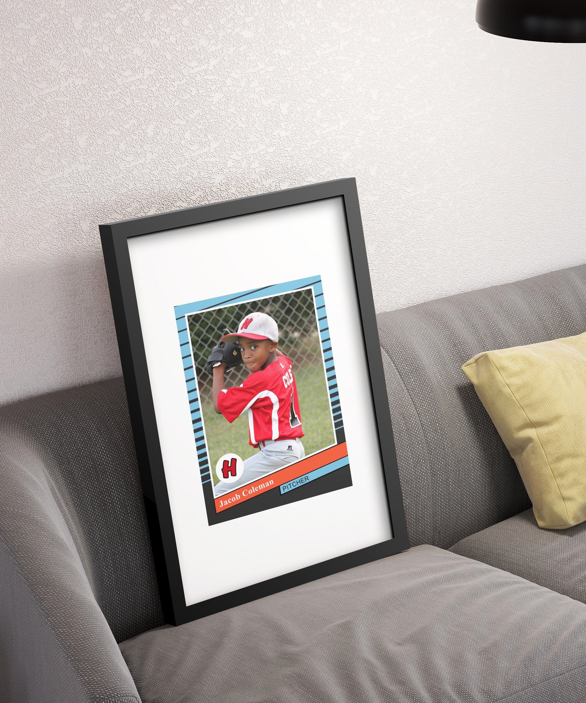 DIY Customizable 90's Vintage Style Baseball Card Template - Create ...