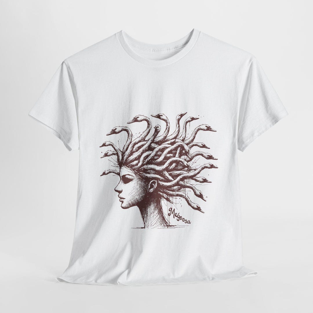 Medusa Goose Tee, Mythological Shirt, Unisex T-shirt, Mythology Graphic ...