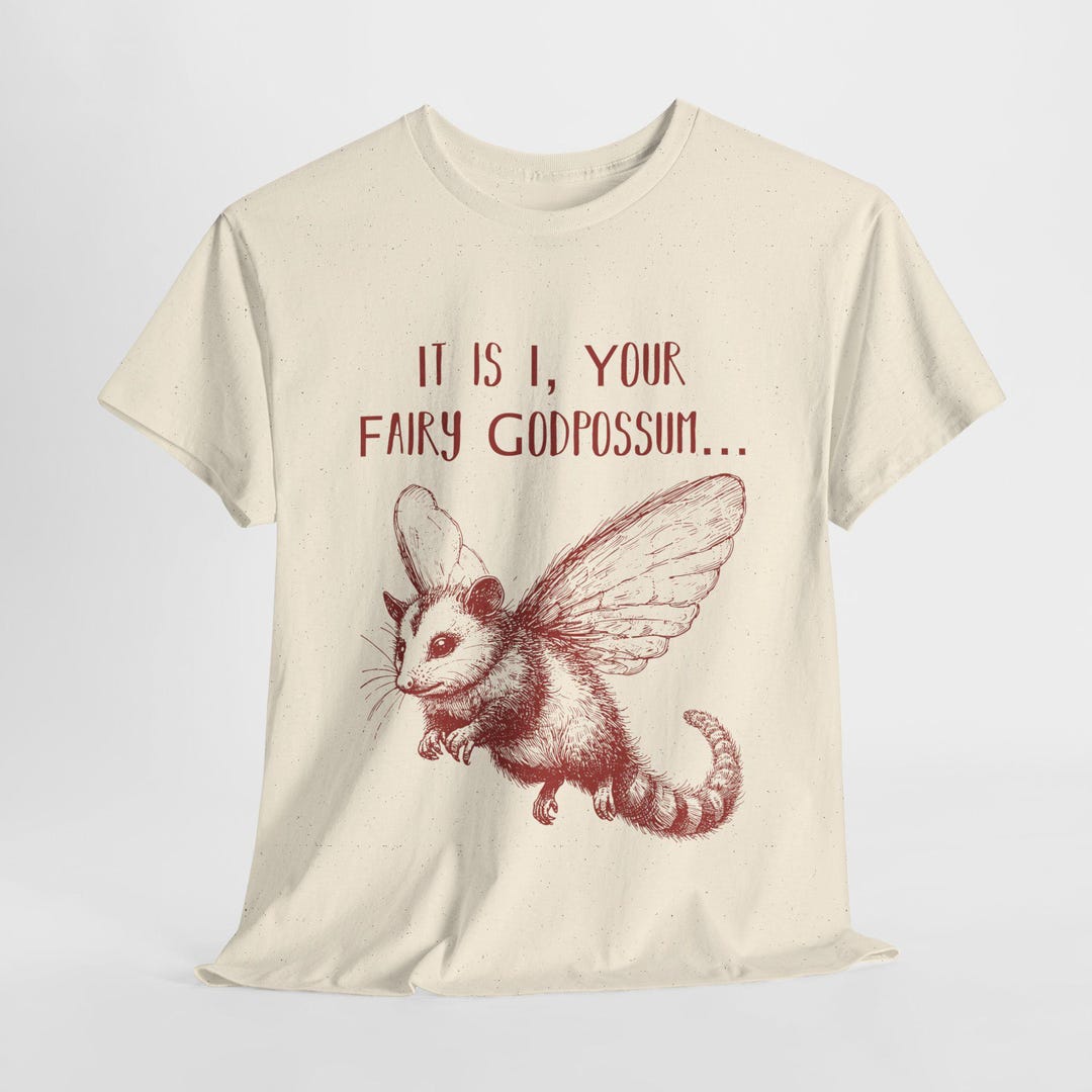 Fairy Godpossum Unisex Tee, Possum Lover Gift, Animal Graphic Shirt ...