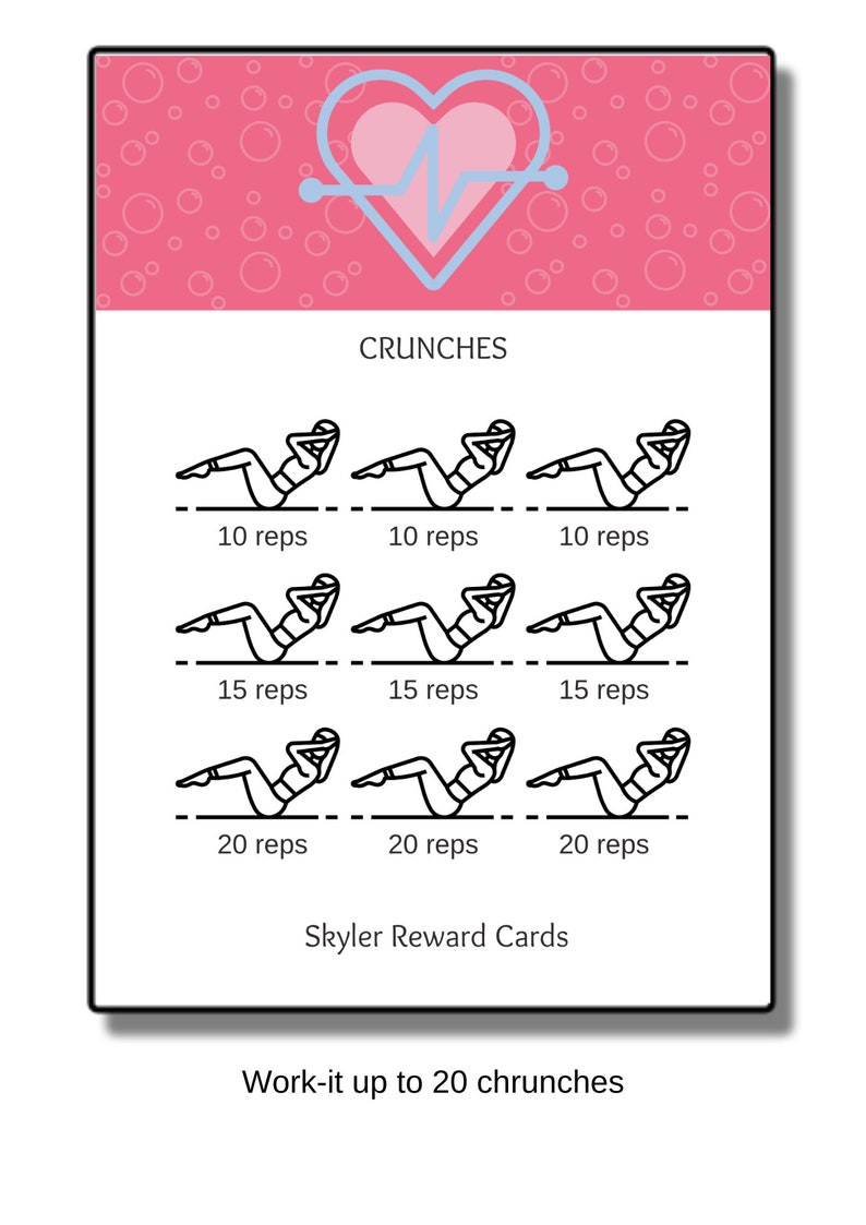 Sports Resolution: Crunches. Habit Tracker With Reward Mechanism ...