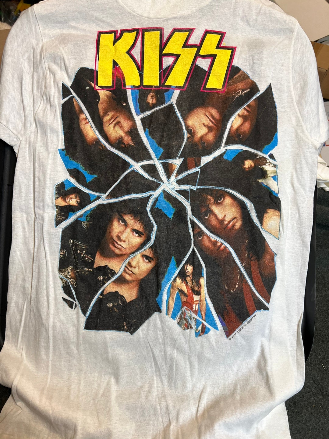 Vintage Rare Kiss Crazy Nights T Shirt 1987 Concert Excellent Condition ...