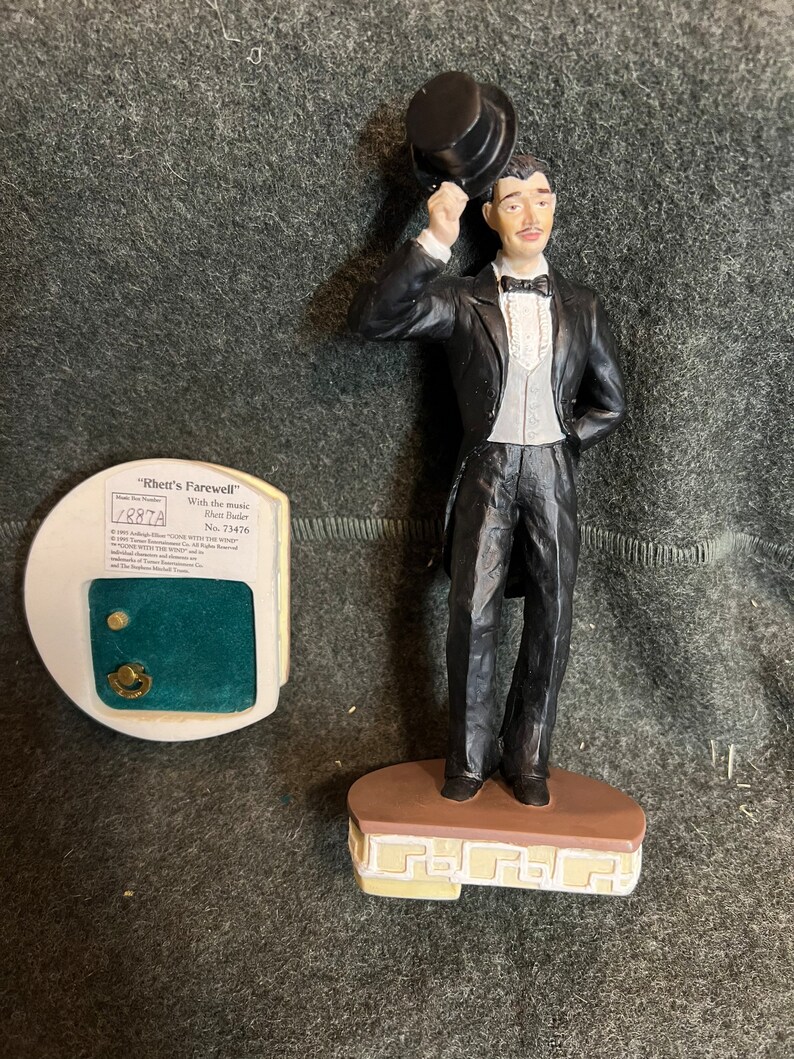 Gone With the Wind -music Box Titled: "rhett's Farewell" - Etsy