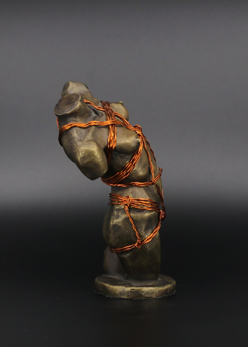 Shibari Bondage Erotic Sculpture Fetish Sculpture Figurine Mature
