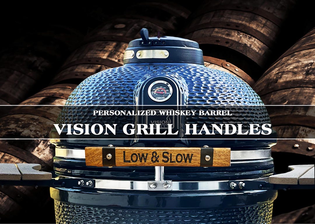 Personalized Whiskey Barrel Grill Handle for Kamado & Vision Grills - Etsy