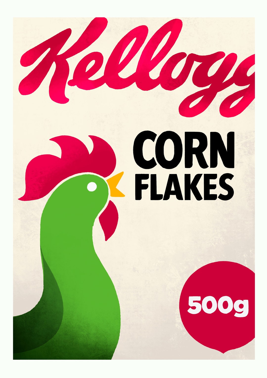 A4 Poster VINTAGE CORNFLAKES Kellogg's - Etsy