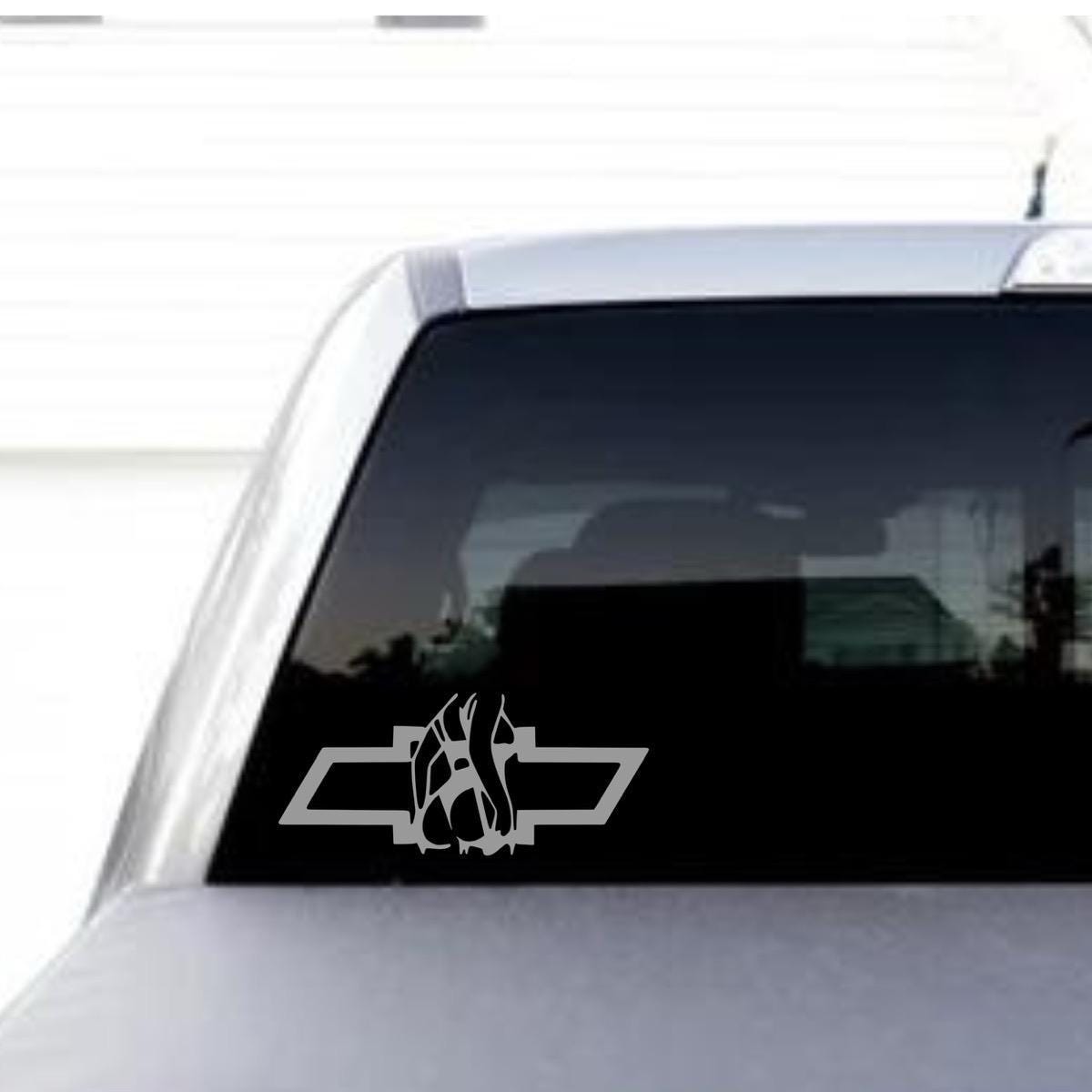 Chevy Hot Girl Decal - Chevrolet Decal Sticker for Trucks Car SUV ...