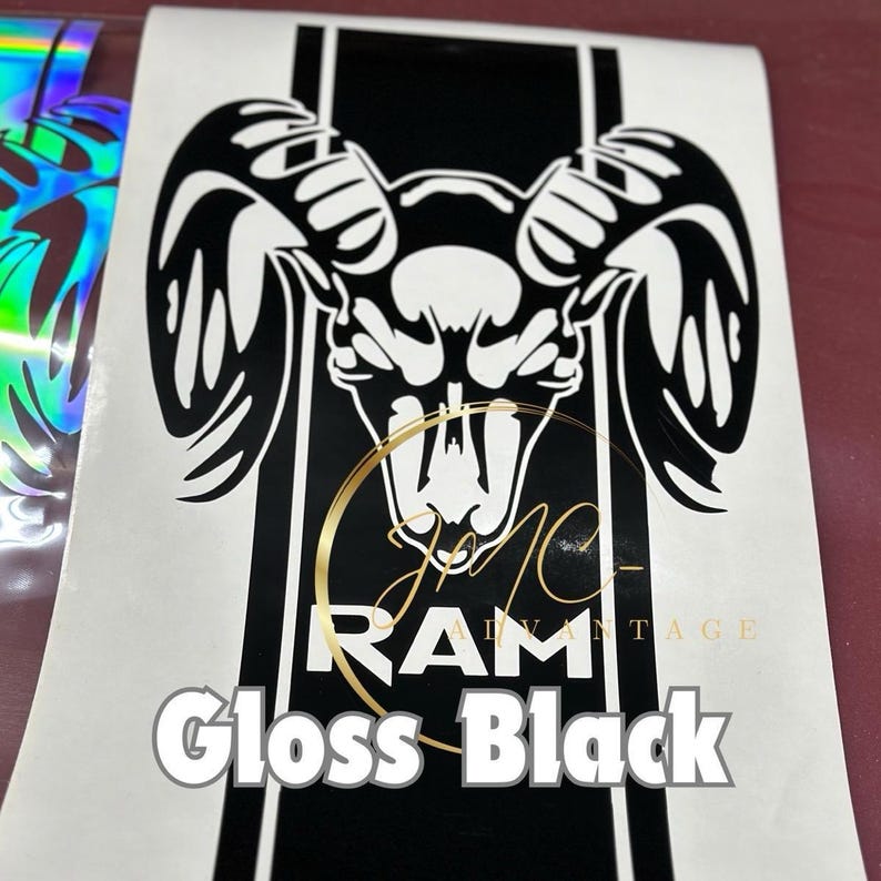Custom Truck Decal for Dodge Ram-rear Window Stripe Decal-power Wagon ...