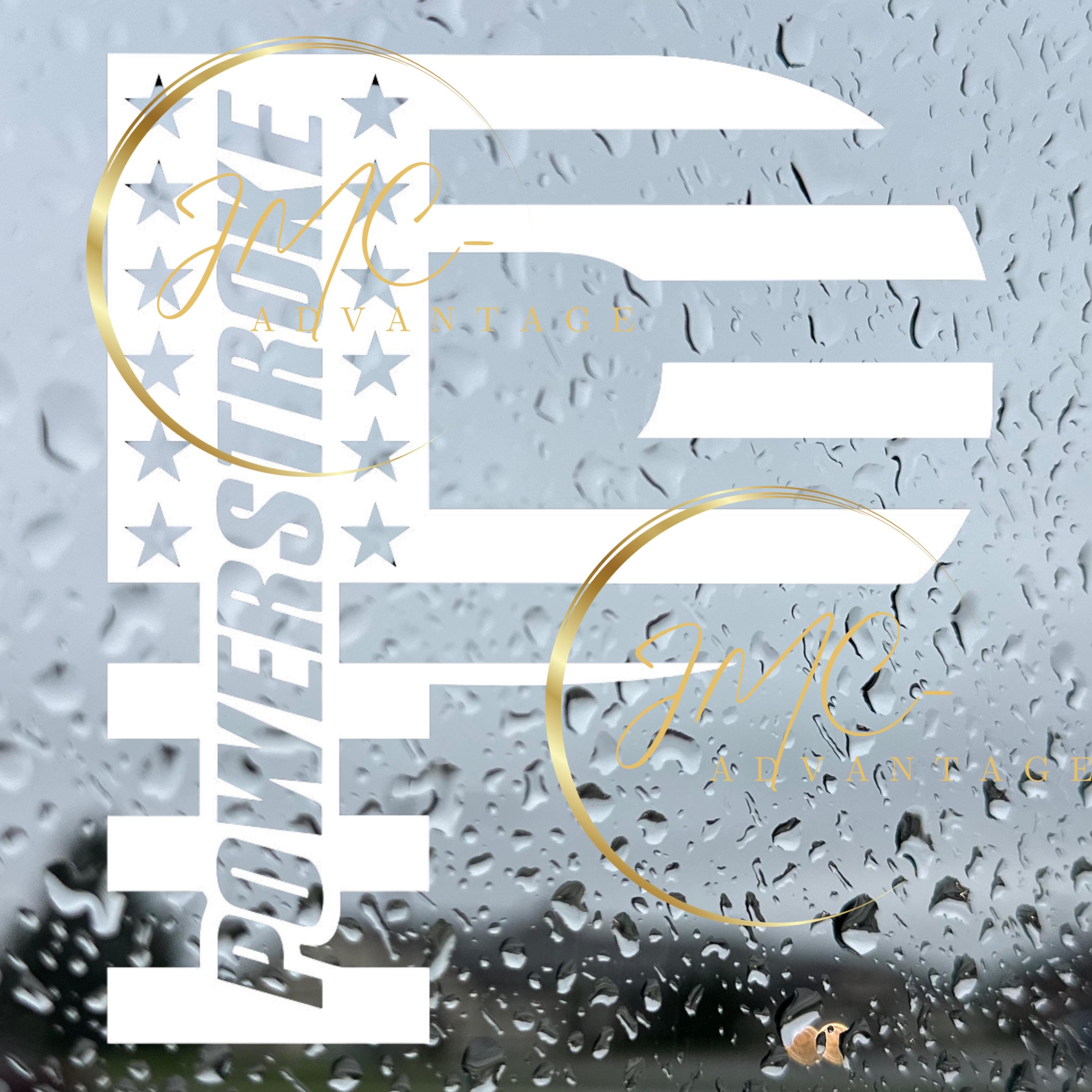 Powerstroke P Flag Decal-6.4l 6.0L 7.3L Diesel-mechanic Decal- Tech ...