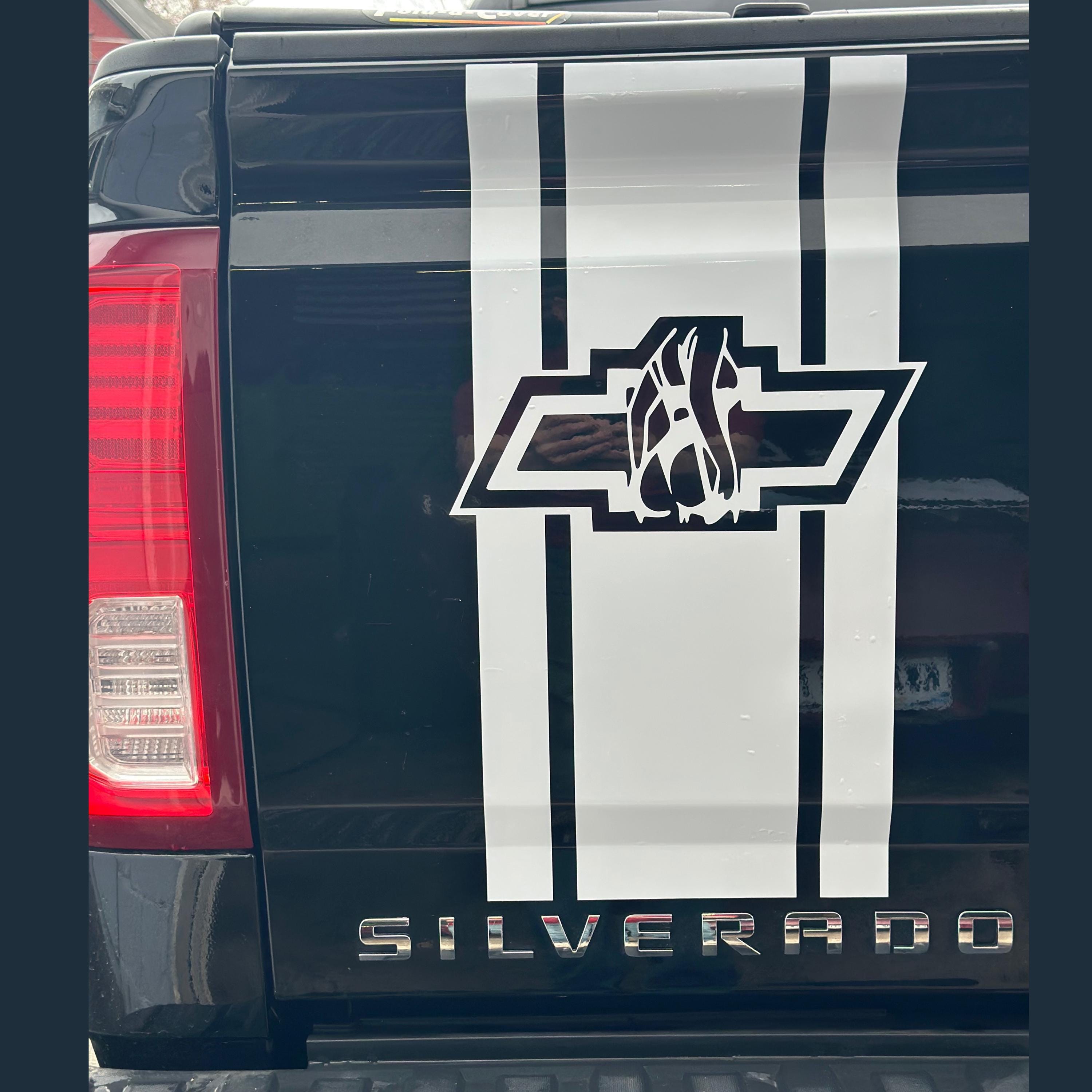 Chevy Truck Tailgate Decal-vinyl Tailgate Sticker for Silverado Pickup ...