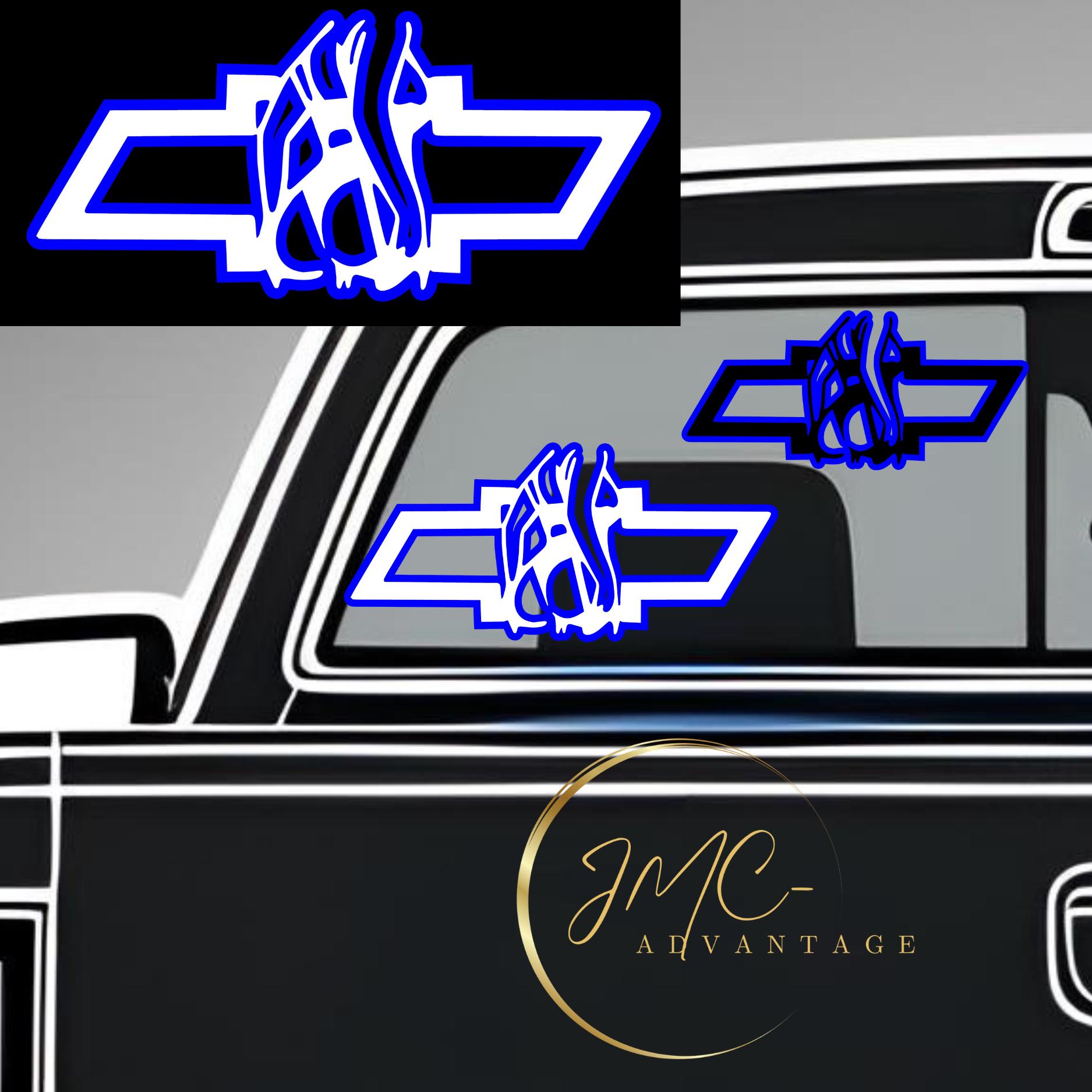 Special Edition Two Color Chevy Decal-popular Chevy Decal-window Decal ...