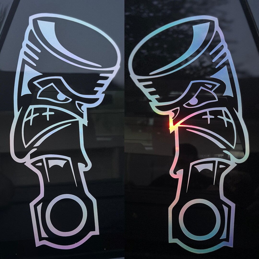 Angry Piston Decal-funny Decal-mechanic Decal- Tech Sticker- Car Decal ...