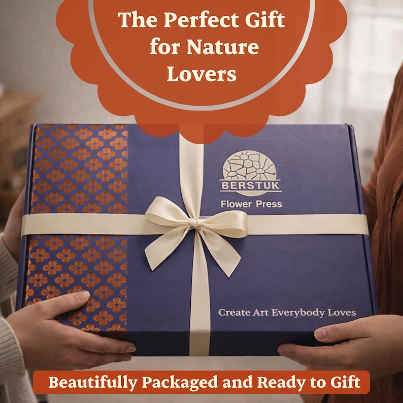 Extra Large Flower Press Kit – 15” X 11.4” Wooden Press for Wedding ...