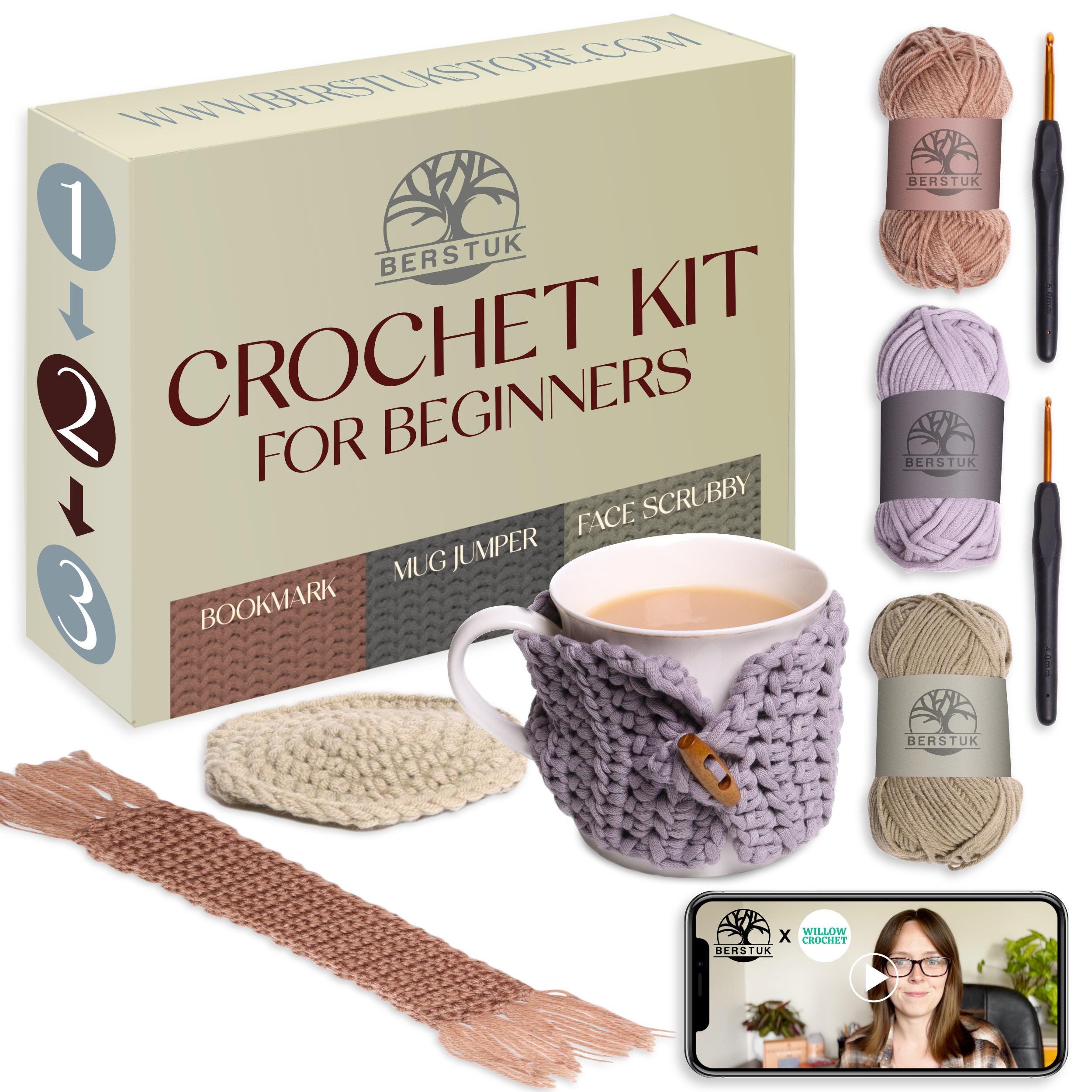 Crochet Kit for Beginners – Step-by-step Video Tutorials for Functional ...