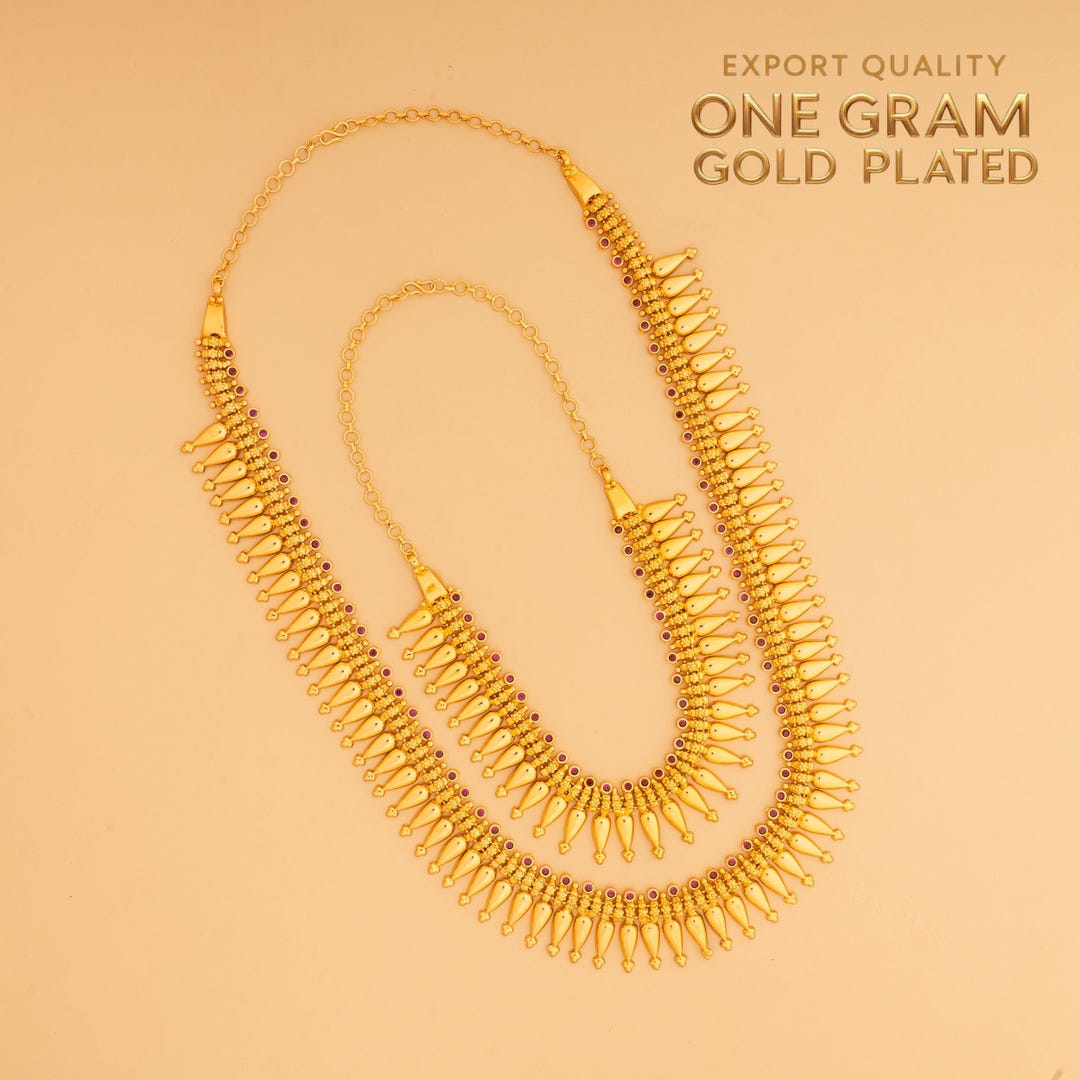 Mulla Mottu Necklace Combo Set | Gopi Thilak Mulla Mottu Short and Big ...