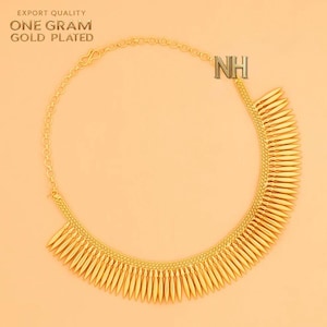 Traditional Short Coin Necklace | Kerala Big and Small Coin Motif ...