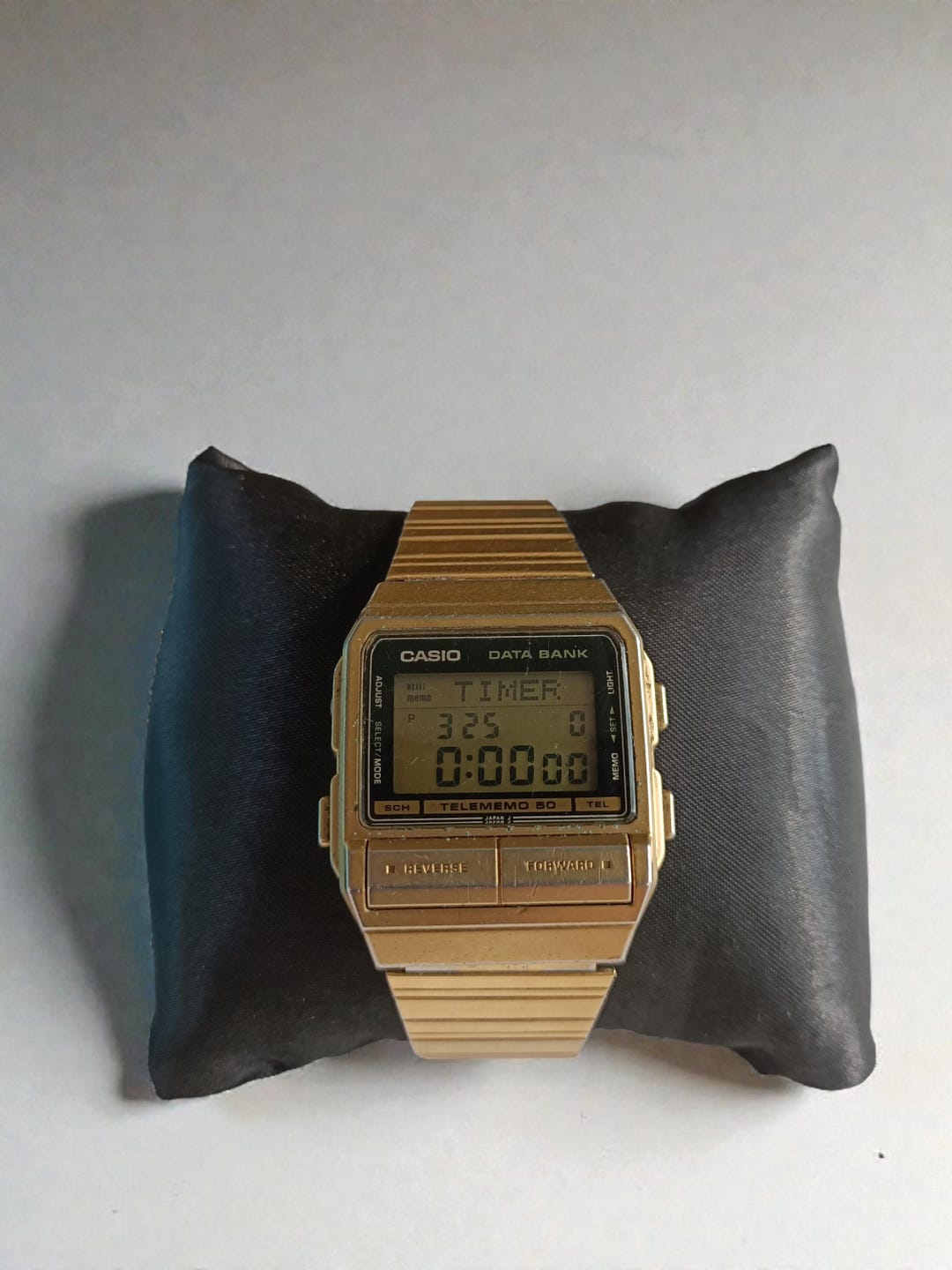 Vintage Gold Casio Telememo Watch | 1980s Db-520 Databank | Retro ...