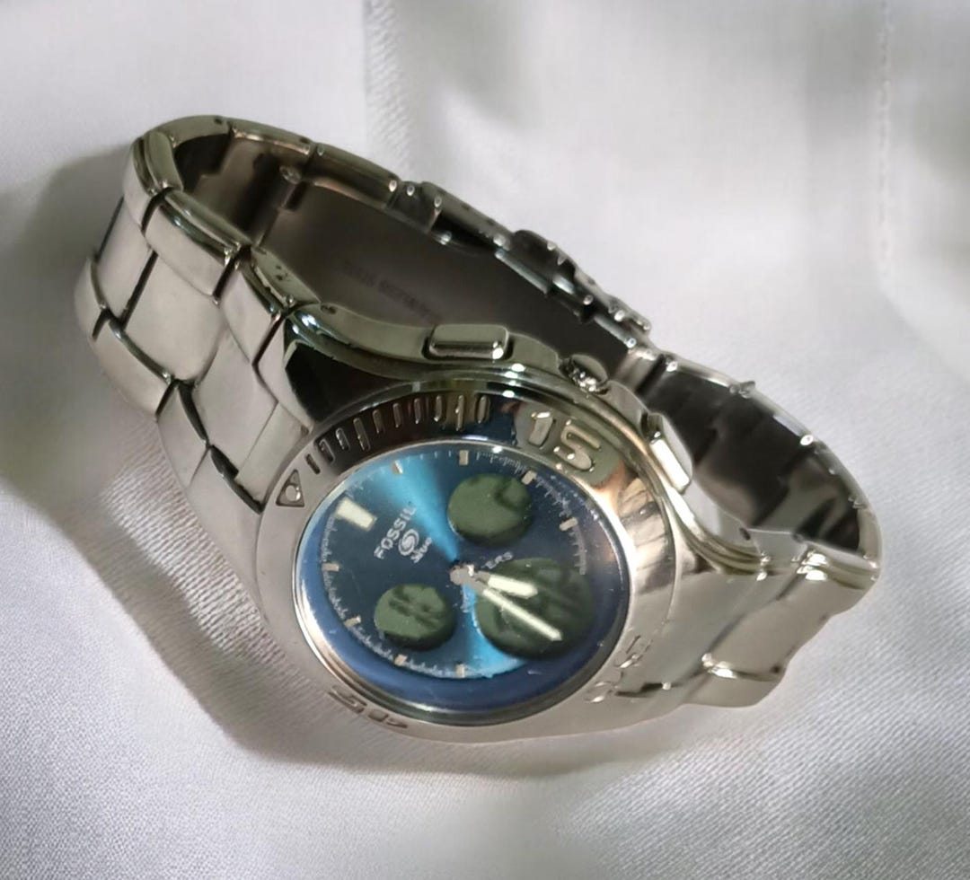 Vintage Fossil Ana Digi Watch | Fossil Men's Digital Watch | Classic ...