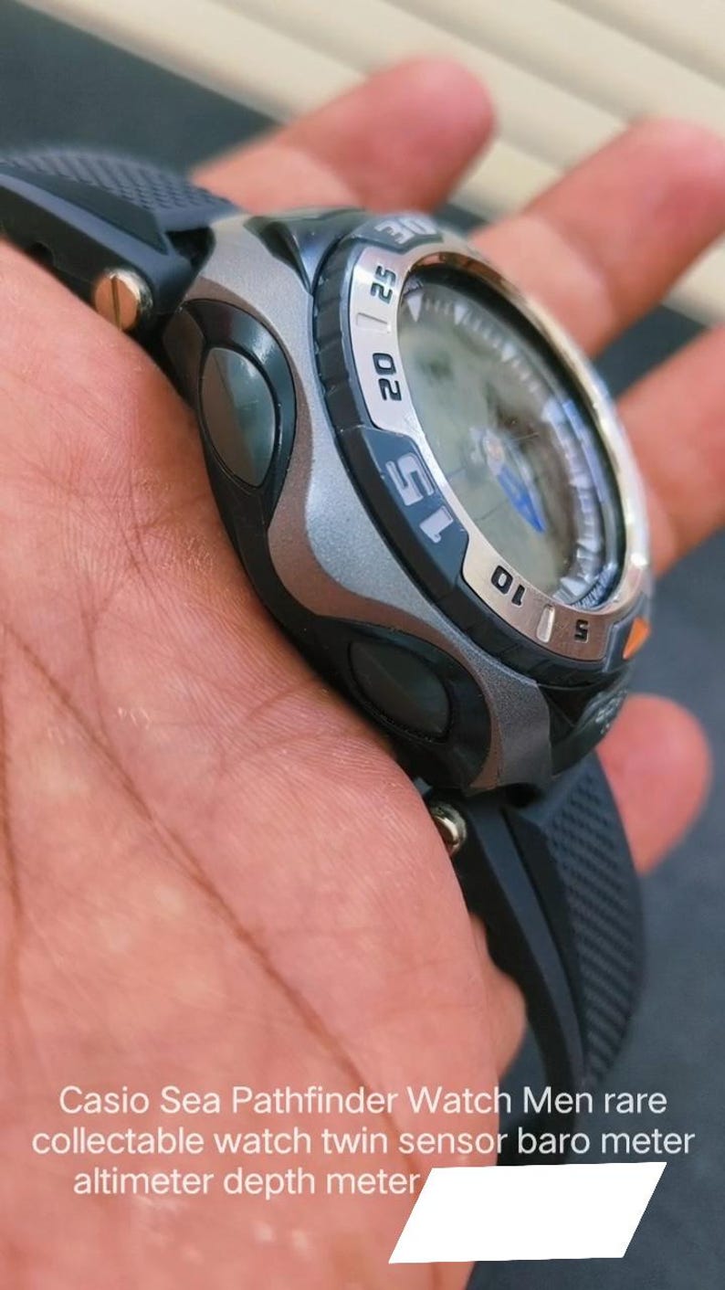 Vintage Casio Sea Pathfinder SPF-60 Watch | 1990s Men’s Diver 100M ...
