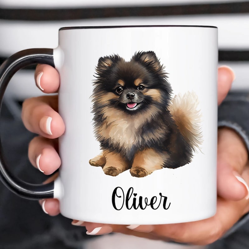 Personalised Pomeranian Mug - Etsy
