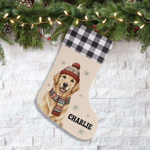 Burlap Dog Stocking - Etsy