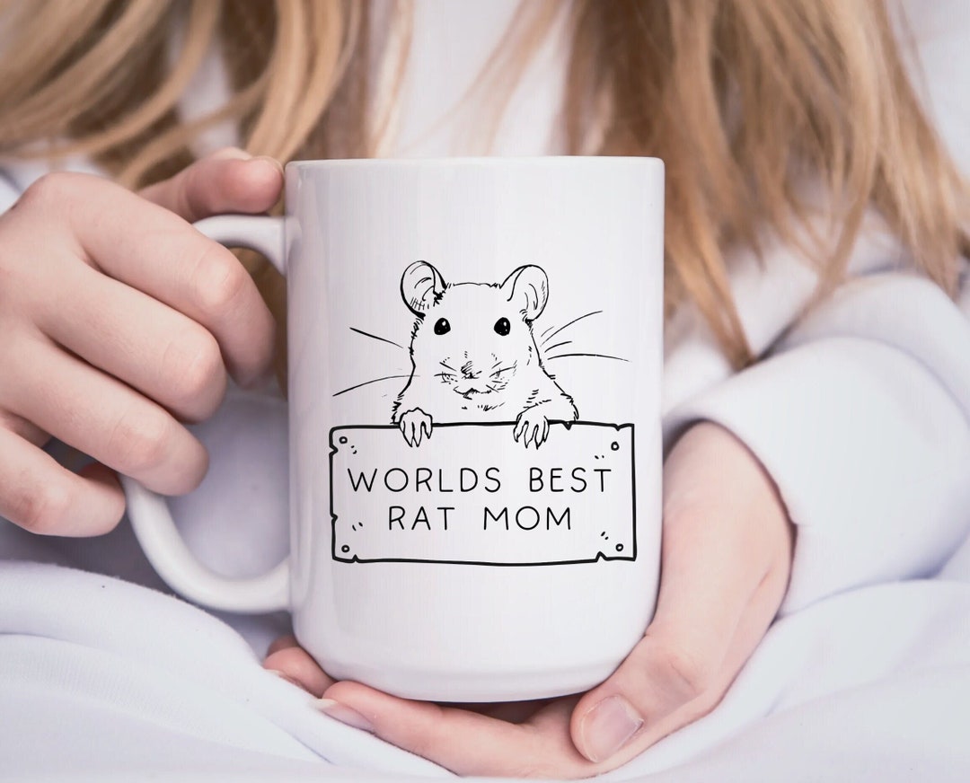 Mouse Rat Coffee Mug, Custom Rat Lover Gift, Animal Lover Gift, Rat ...