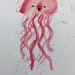 Happy Jellyfish Note Cards Set of Four, Blank Inside - Etsy