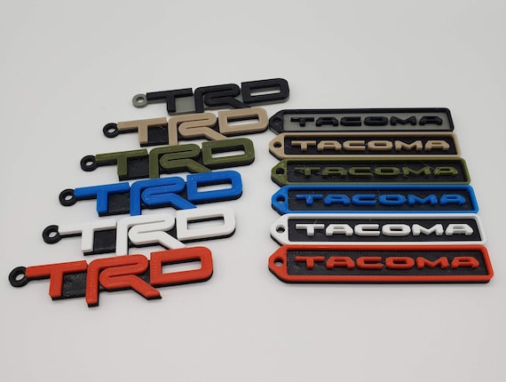 Custom Toyota Keychains Tacoma TRD Rav4 Supra SR5 - Etsy