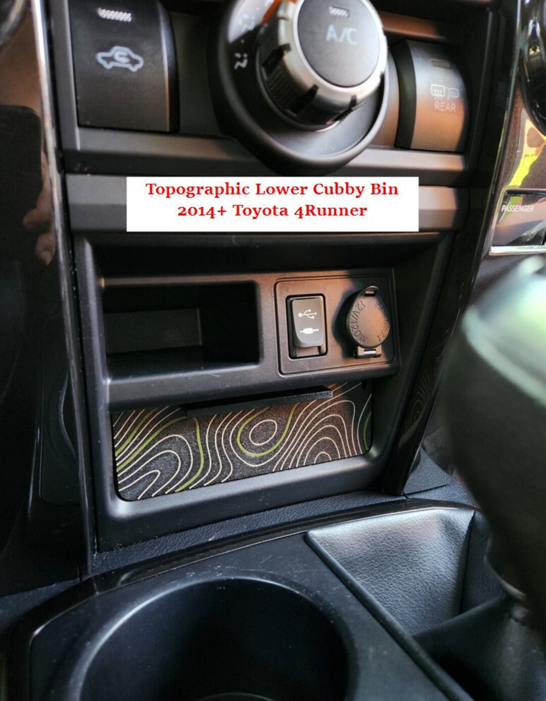 Topographic Dash-cache for the 2014-2024 Toyota 4runner - Lower Cubby ...