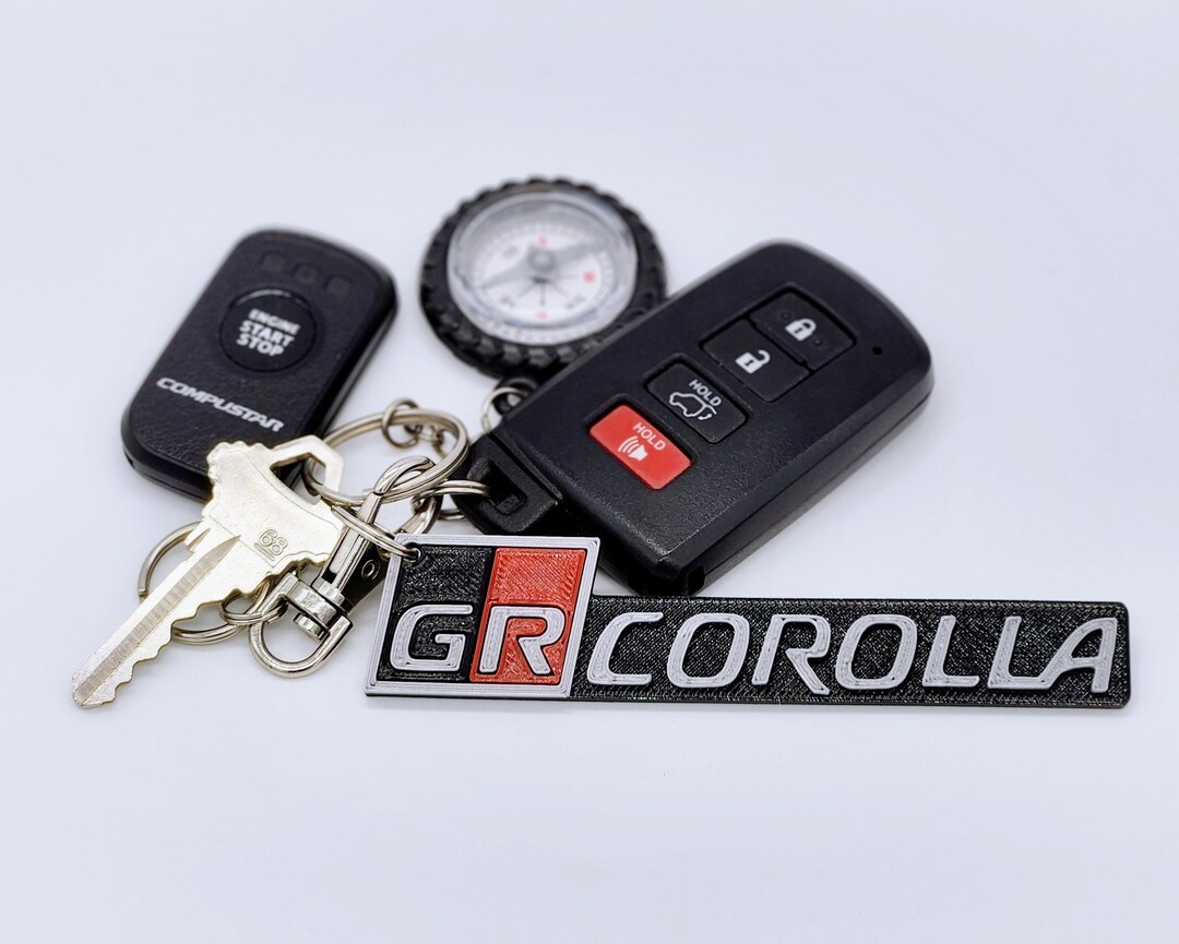 2023 Toyota GR Corolla Keychain - GRC - Corolla - Comes With Metal ...