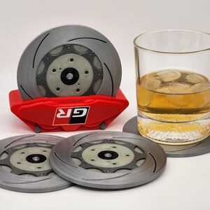 GR Brake Caliper Coaster Set GR Corolla, GR86, GR Supra Unique Gift for ...