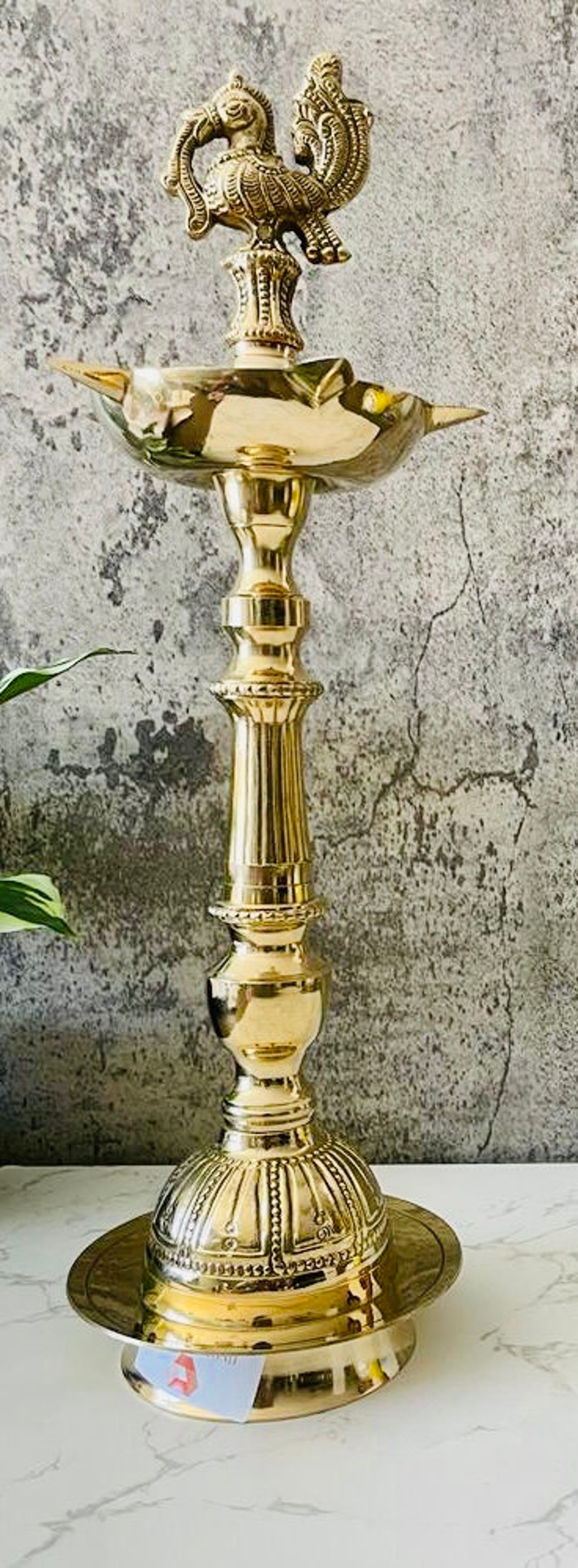 Brass Annapakshi Kuthu Vilakku Diya: Kerala Oil Lamp, Navratri Decor - Etsy