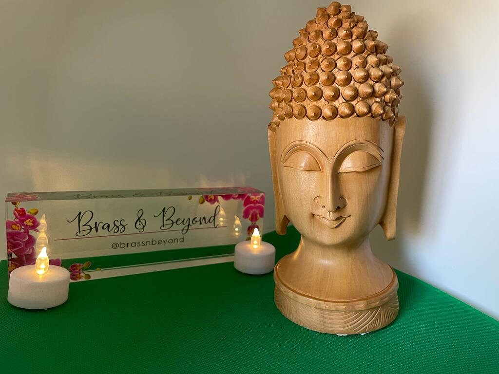 Wood Carved Shakyamuni Amitabha Buddha Tathagata 8.5 Inches | Etsy