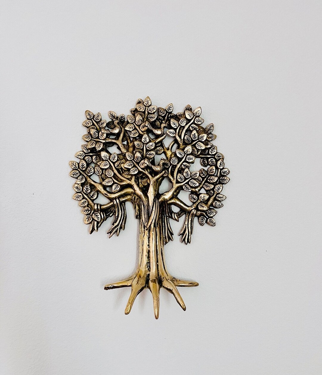 Brass Tree of Life With Roots and Birds - Intricate Design Big Size ...