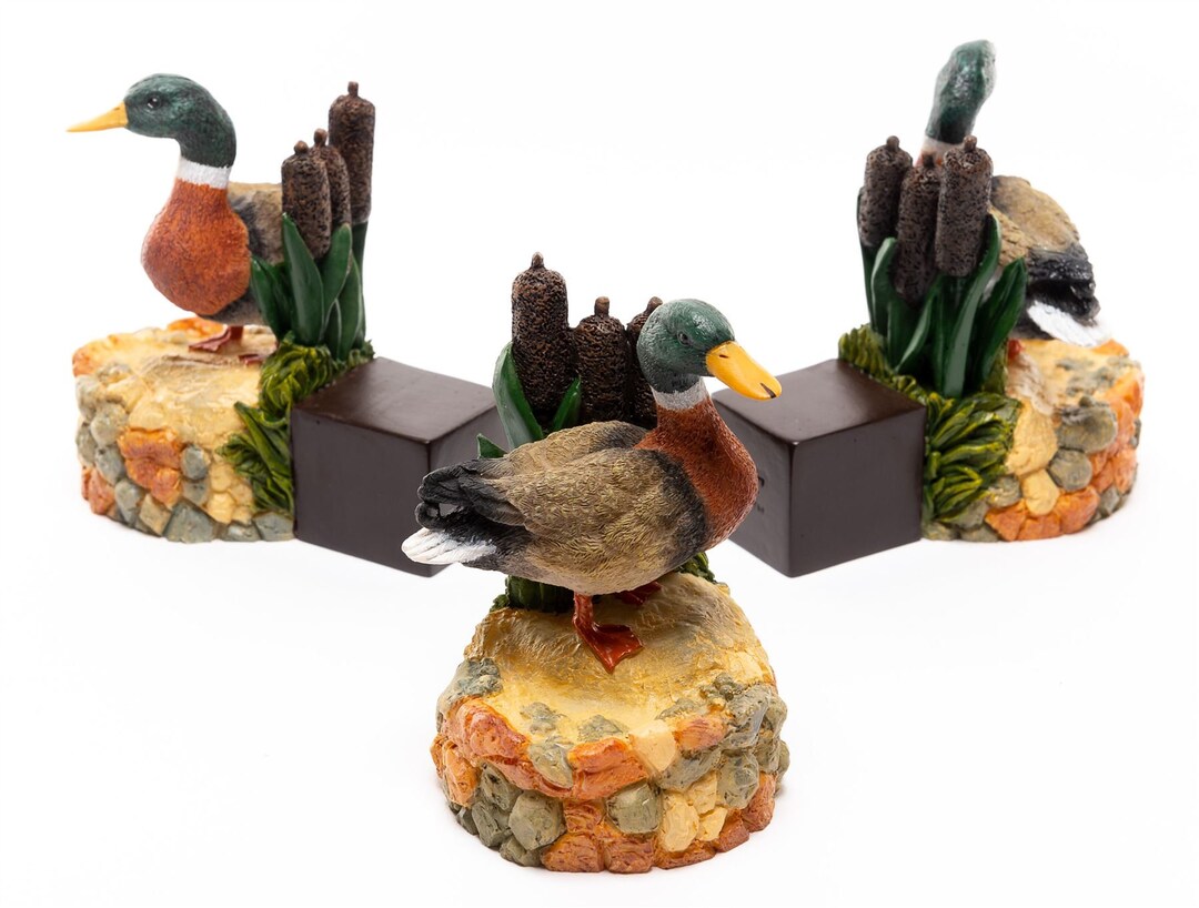 Mallard Duck - Plant Pot Feet - Hand-made & Hand Painted. (set of 3 ...