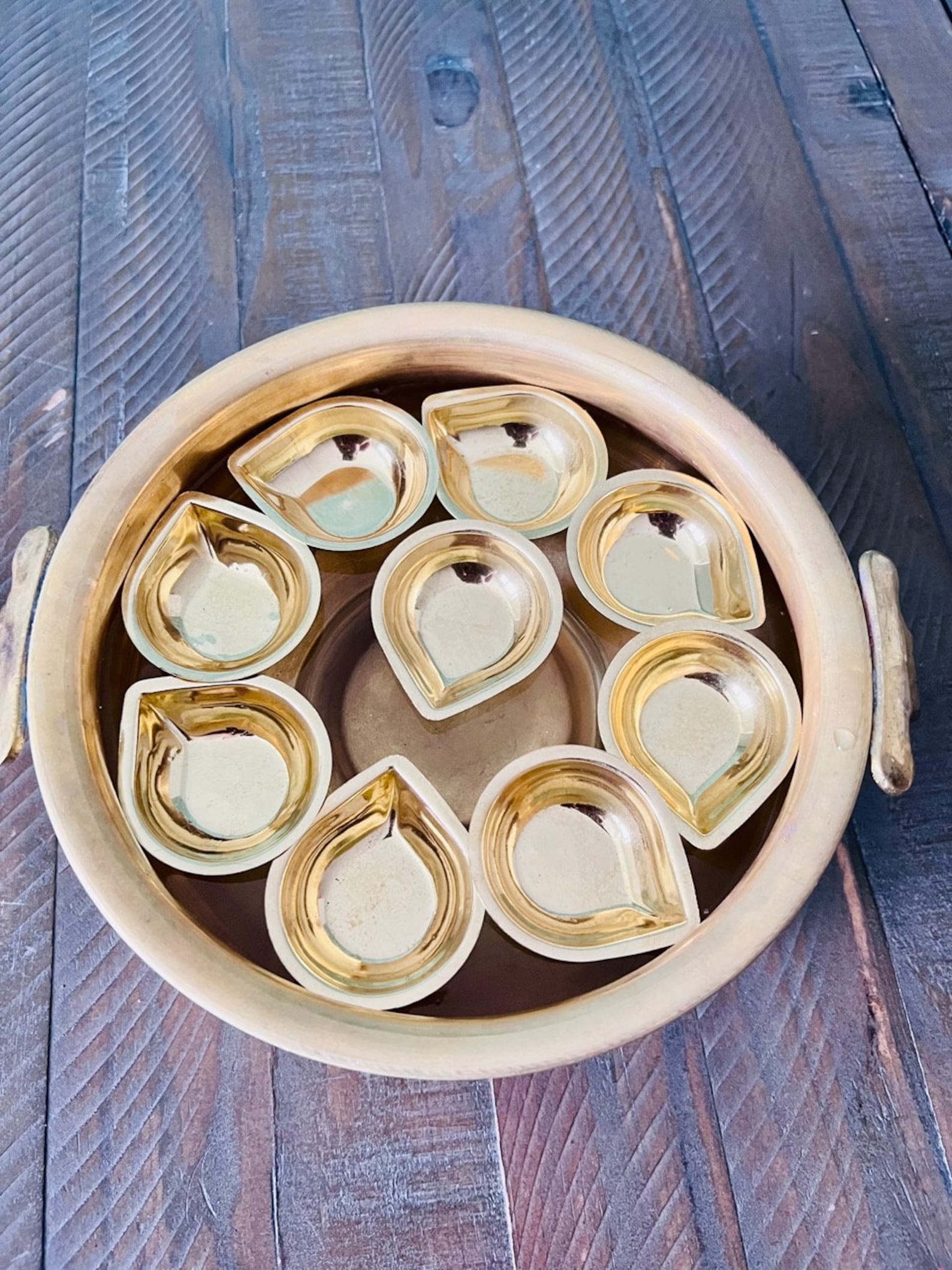 Floating Metal Diyas (set of 4) - Diwali Festive Decor - Etsy