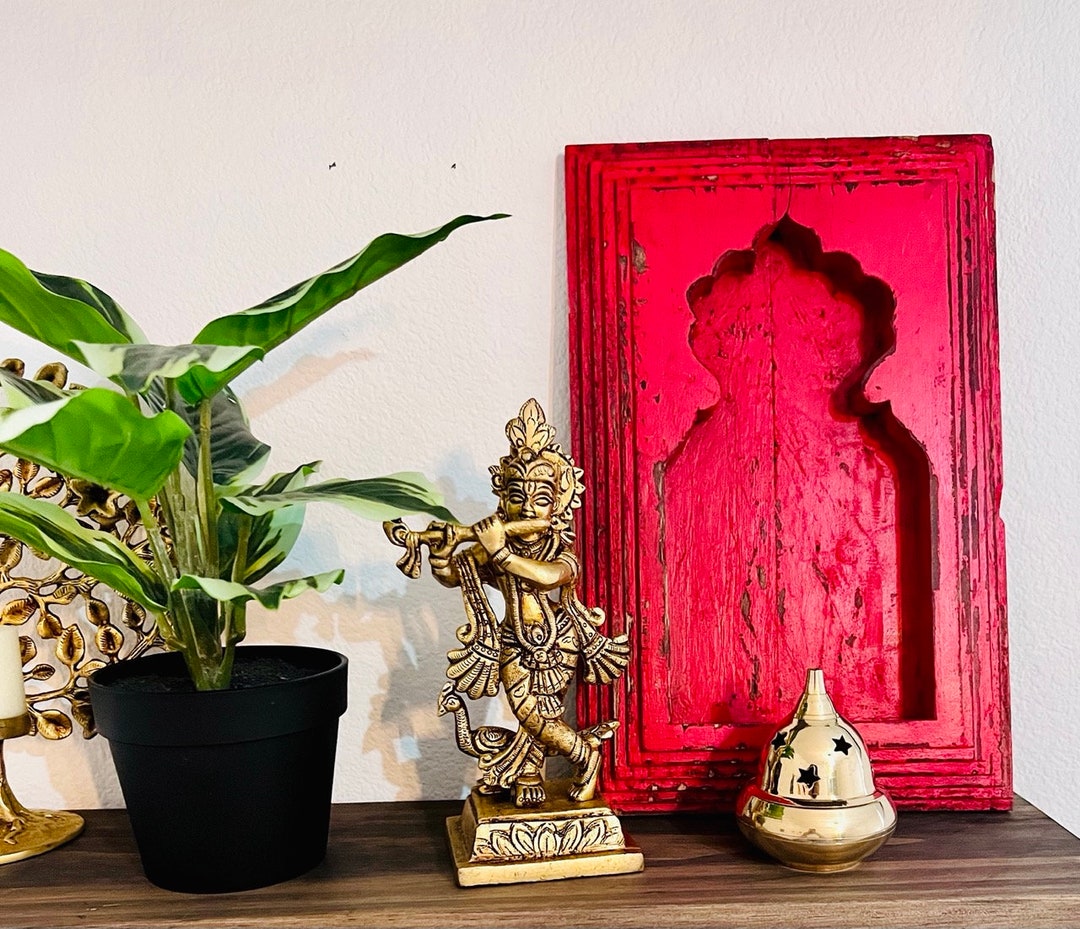 Brass Krishna Statue, Krishna Statue for Home Decor, Krishna Statue for ...