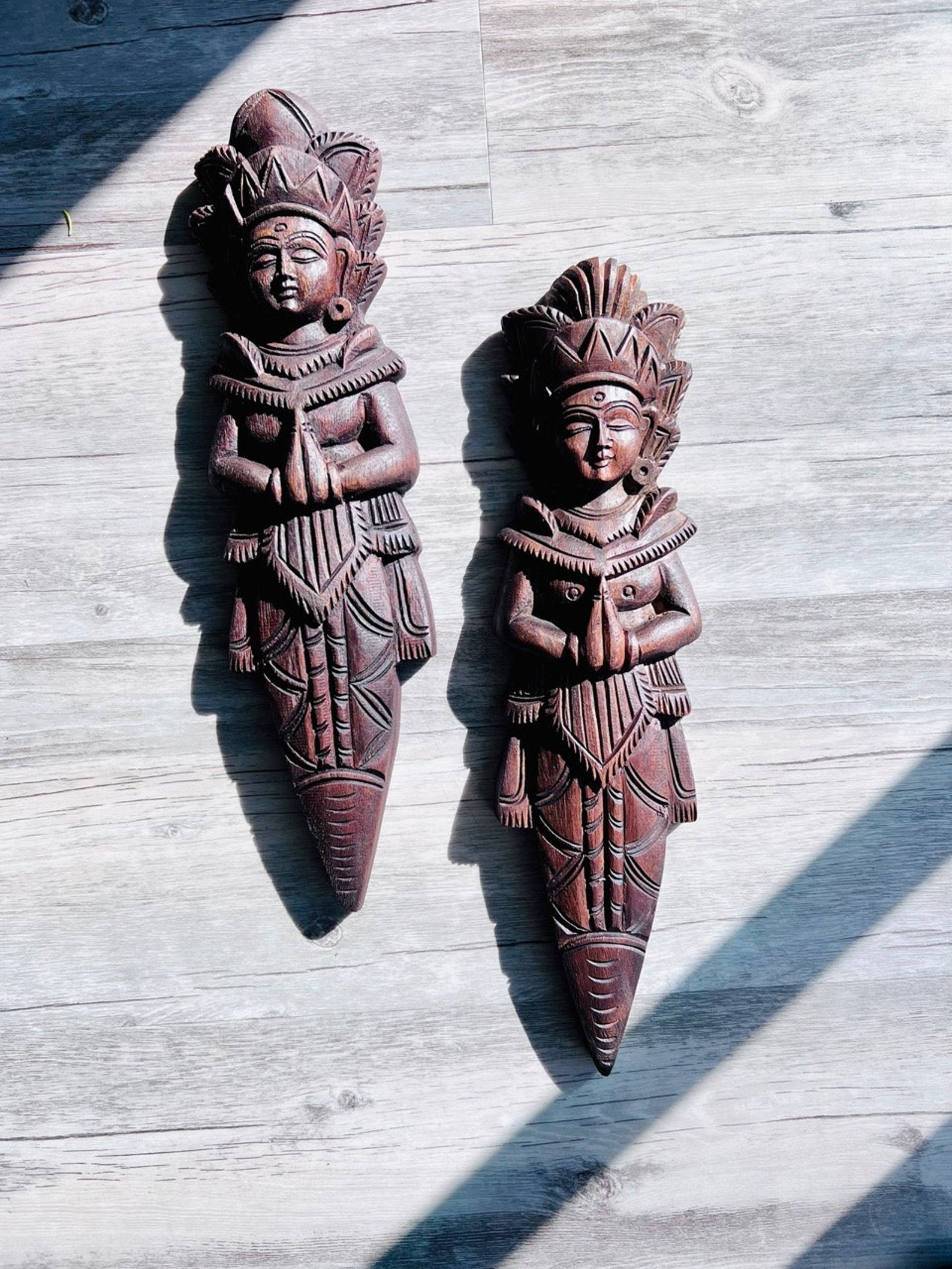 Wooden Rama and Sita Wall Hanging Decor 13.5 Inch Trending - Etsy