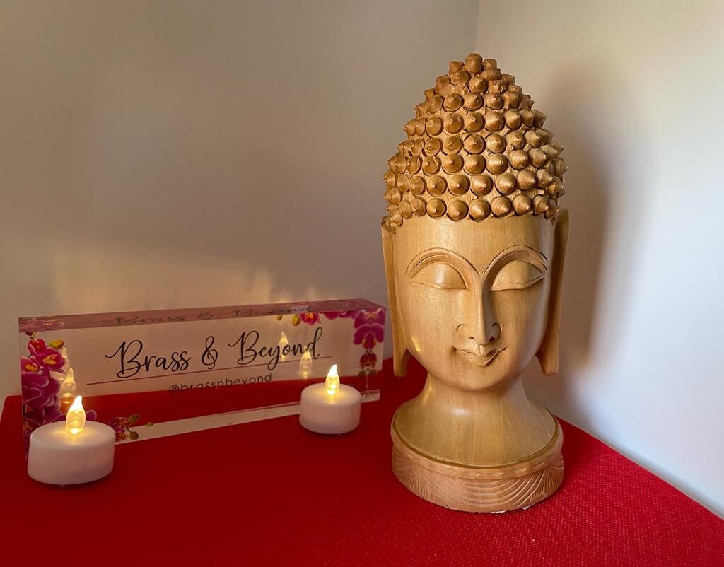 Wood Carved Shakyamuni Amitabha Buddha Tathagata 8.5 Inches | Etsy