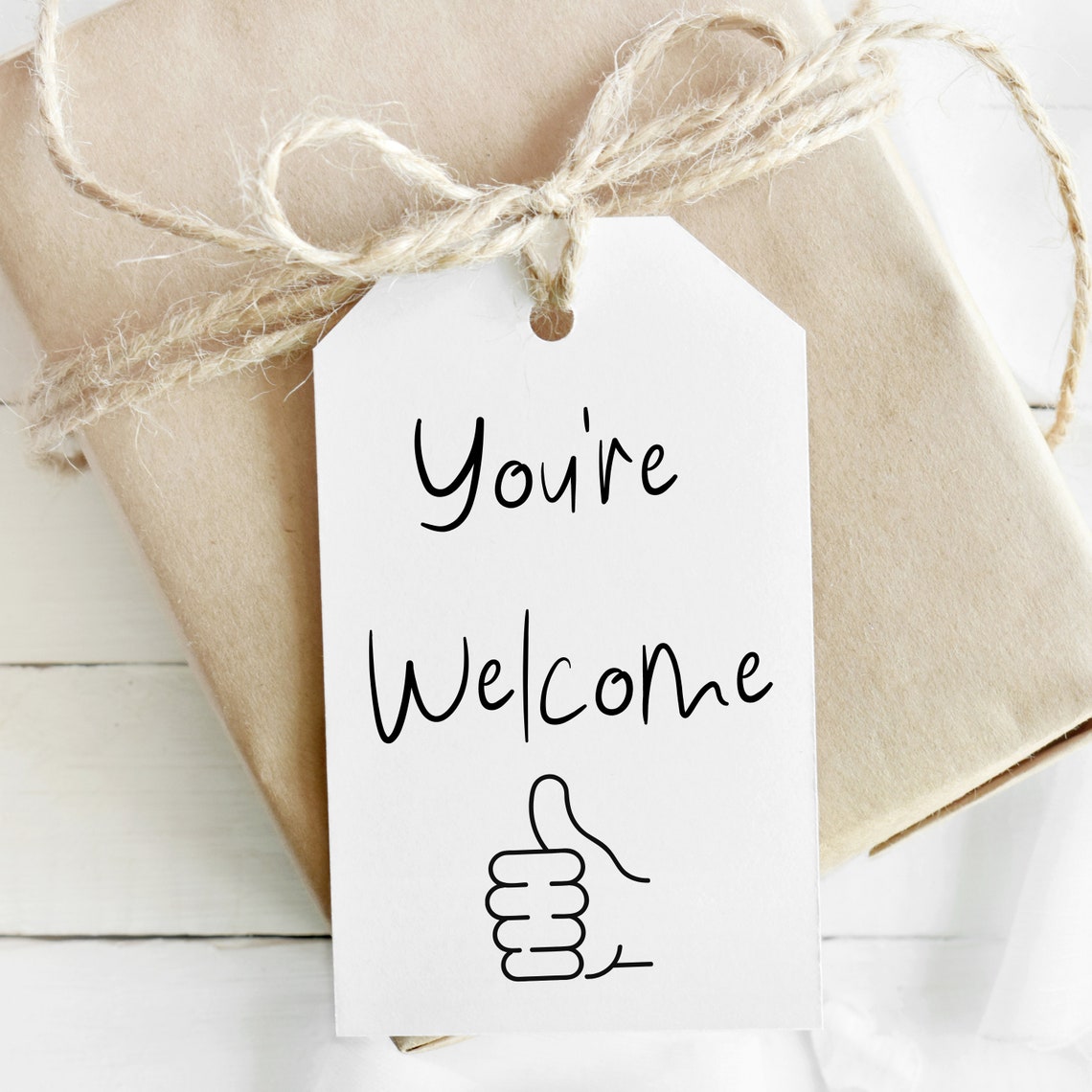 You're Welcome Gift Tag. Gift Tags for Any Occasion. Printable PDF ...