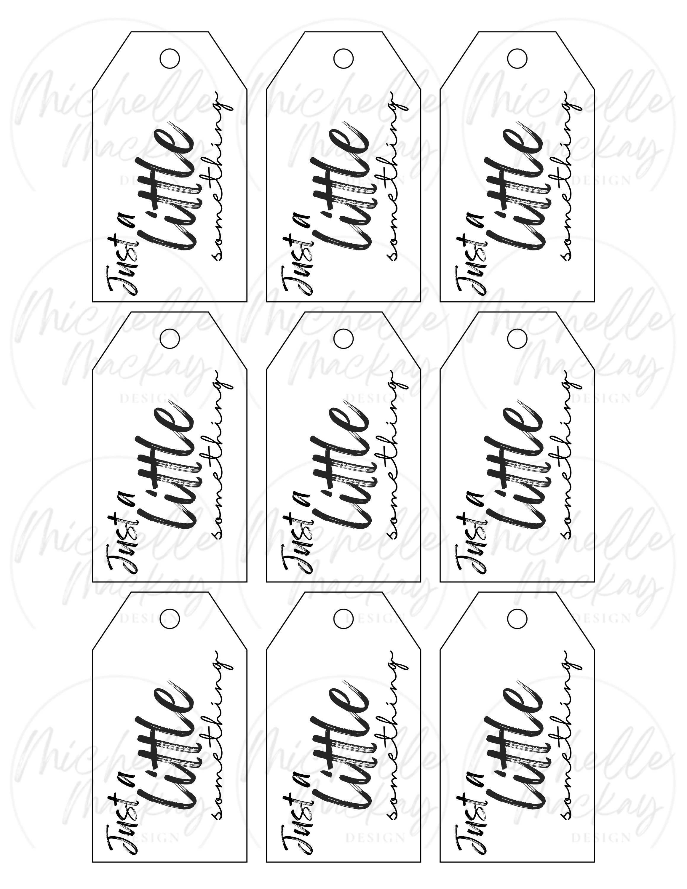 BUNDLE Black and White Gift Tag, Any Occasion Tag, Generic Gift Tag ...