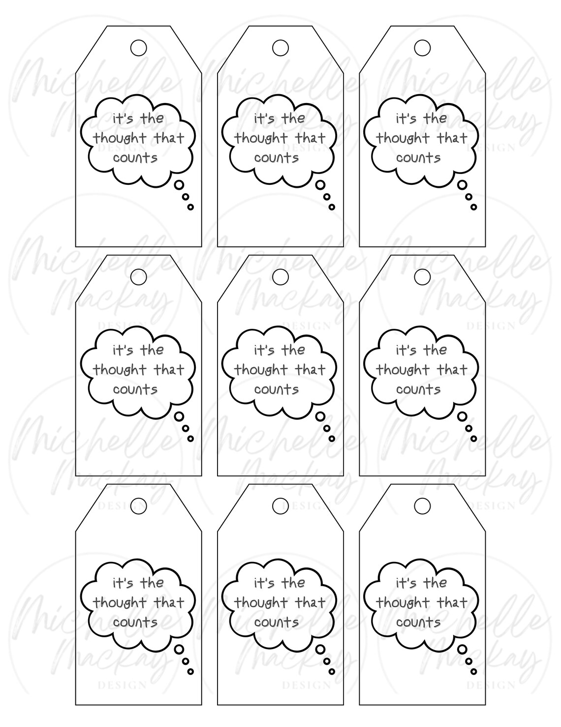 BUNDLE Black and White Humor Gift Tag, Funny Gift Tag, Dry Humor Tag ...