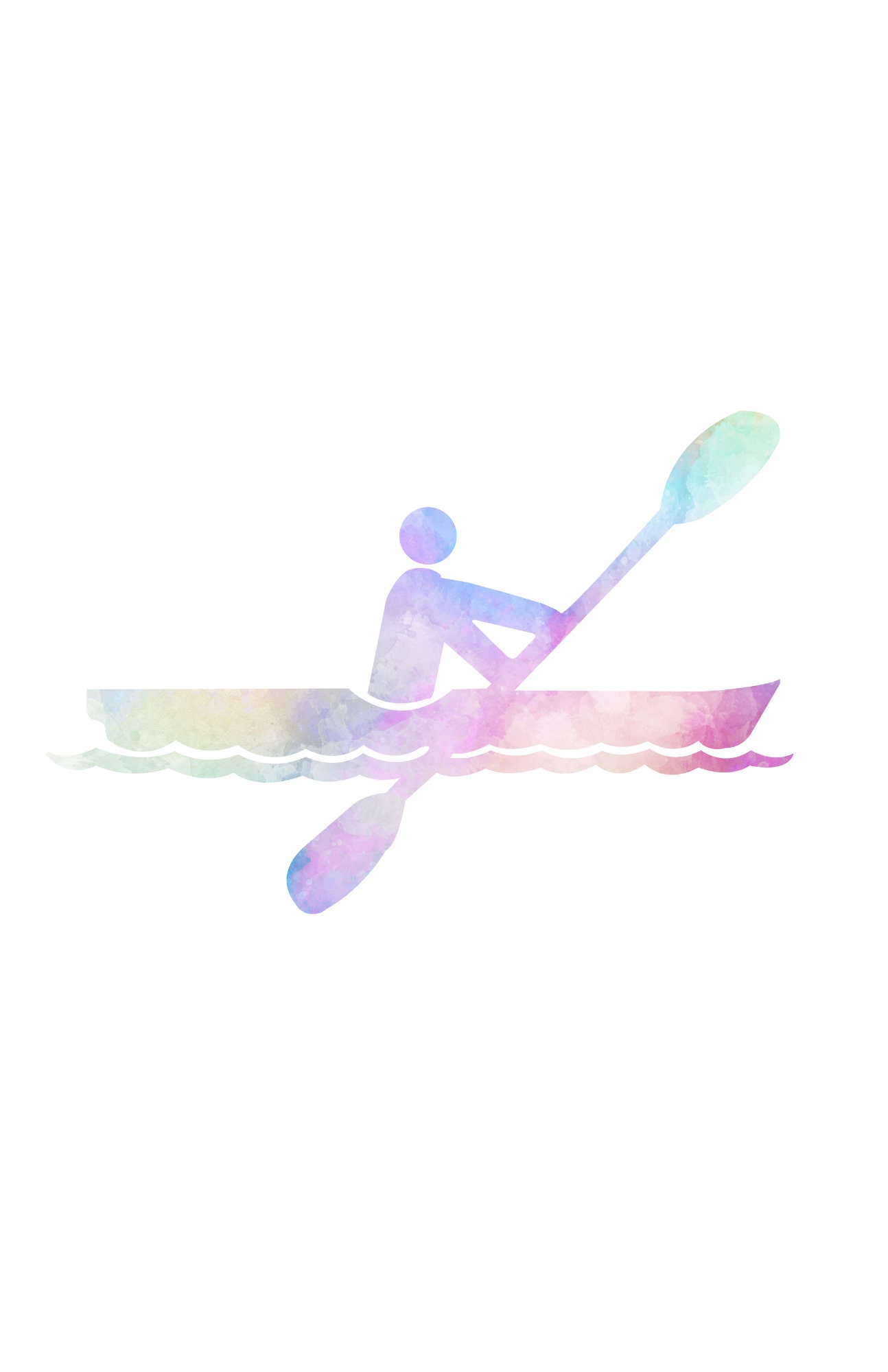 Kayak Sign 11 X 17 Inch Print | Available as Instant Digital Download ...