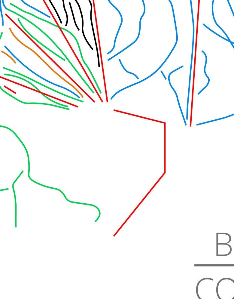 Breckenridge Resort Trail Map | Printable Wall Art | Digital Download ...