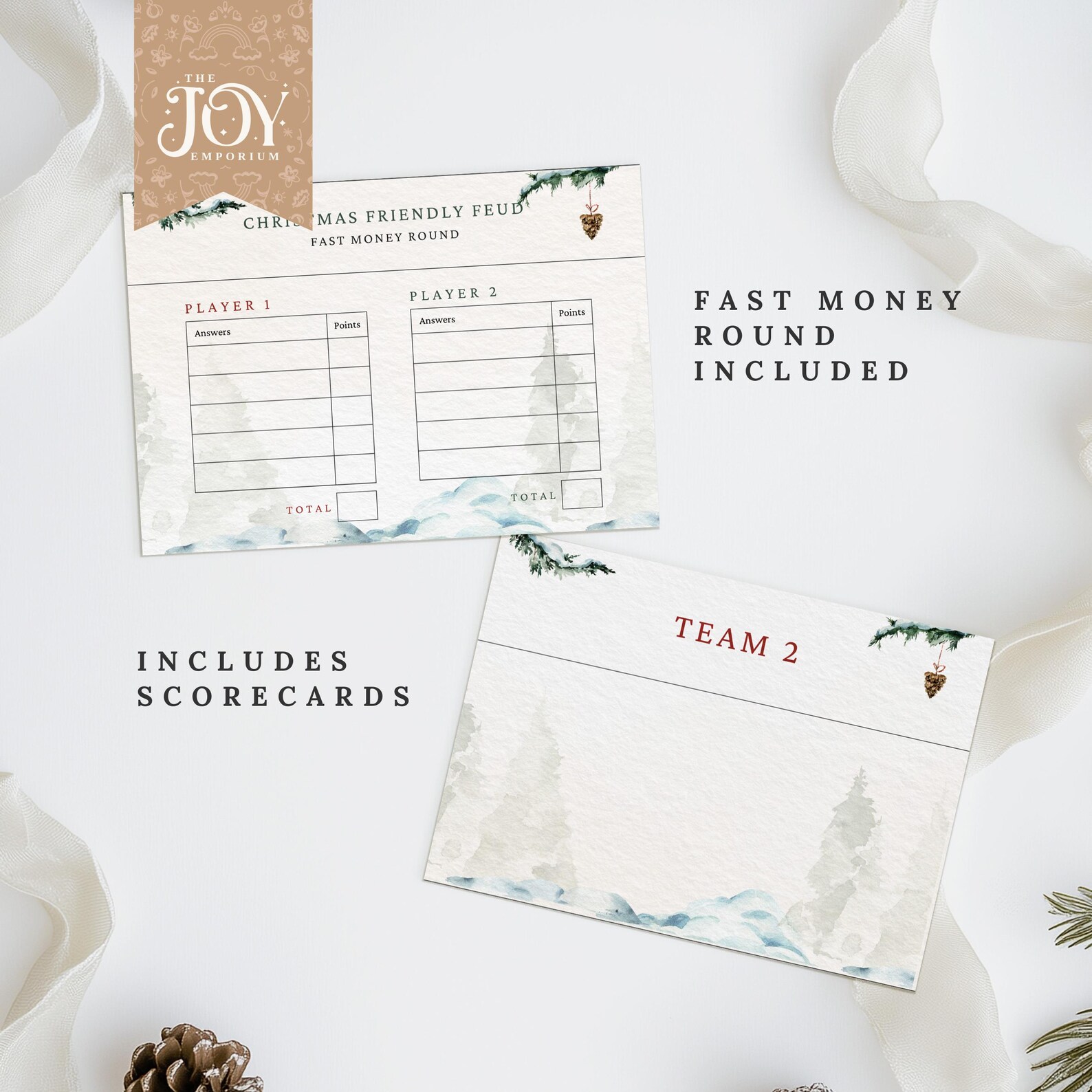 Christmas Friendly Feud Game | Fun Family Activities | Holiday Party ...
