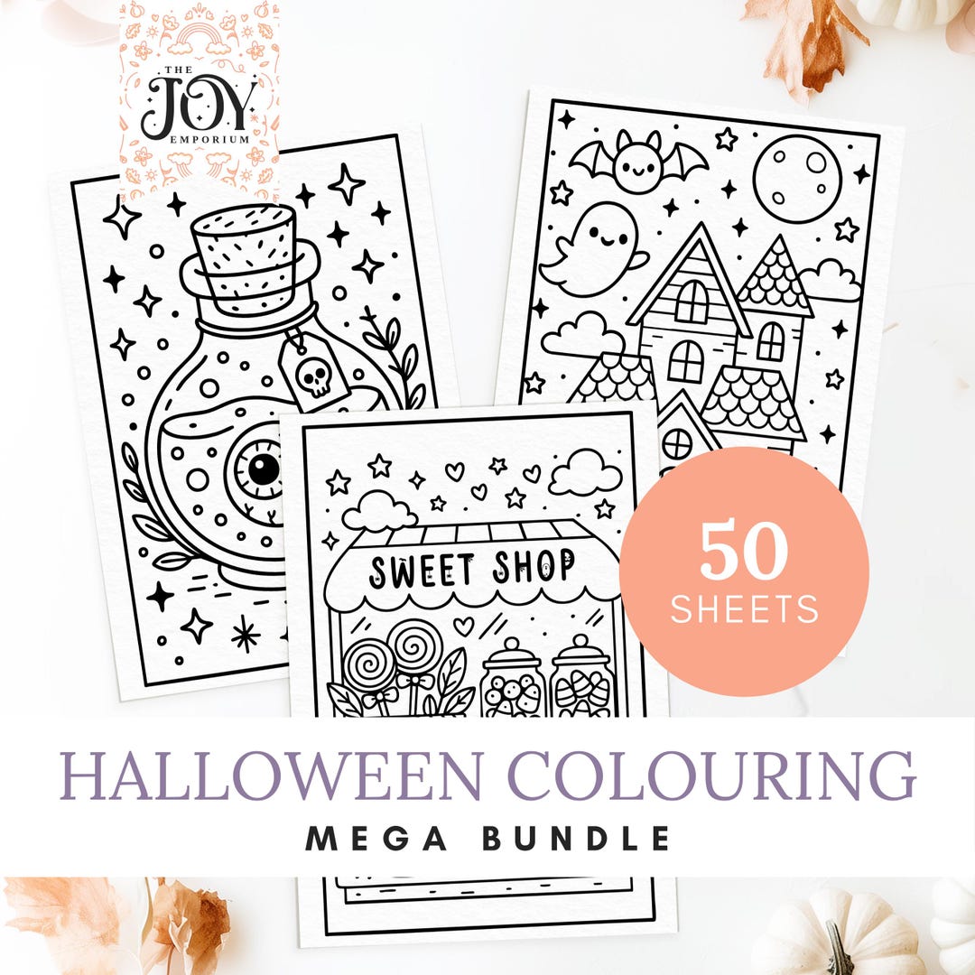 Halloween Coloring Pages for Kids | Fun Printable Activity Book ...