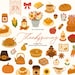 Thanksgiving Feast Clipart, Autumn Dinner Illustrations, Digital ...