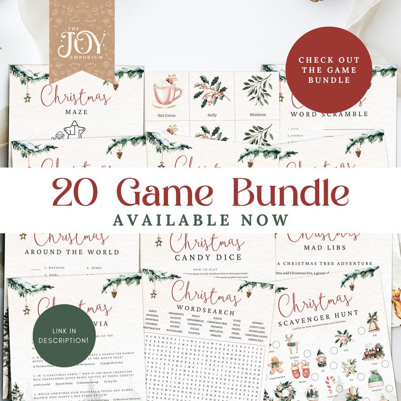 Printable Christmas Emoji Game | Family Party Fun | Holiday Trivia Game ...