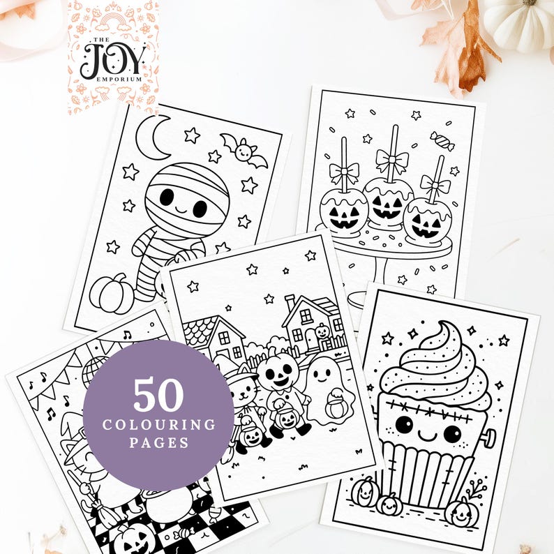 Halloween Coloring Pages for Kids | Fun Printable Activity Book ...