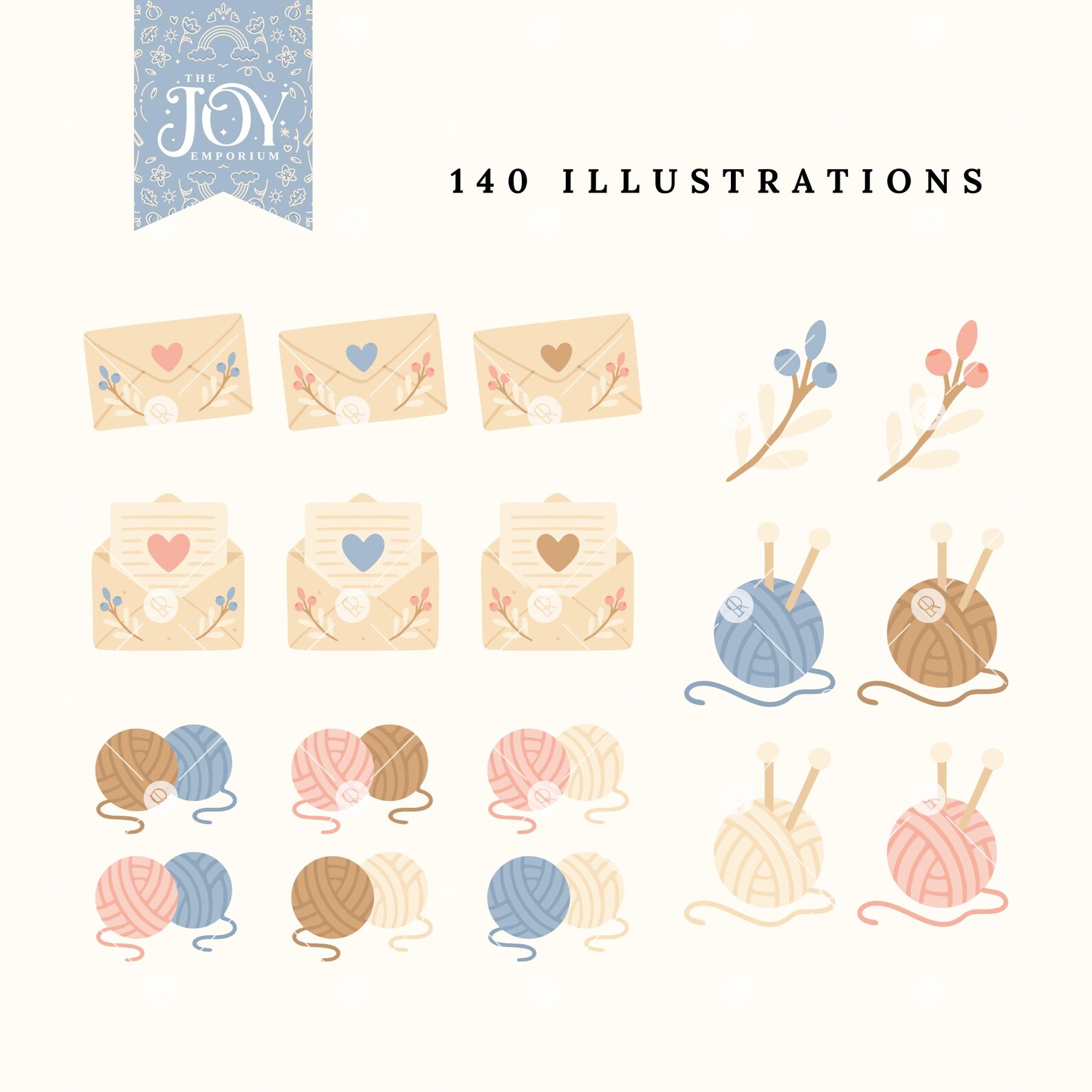 Cosy Winter Clipart, Digital Download PNG, Christmas Graphics, Seasonal ...